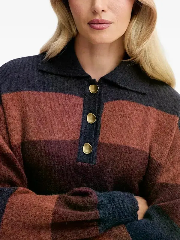SESSUN Striped Knit Top