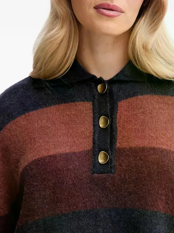 SESSUN Striped Knit Top