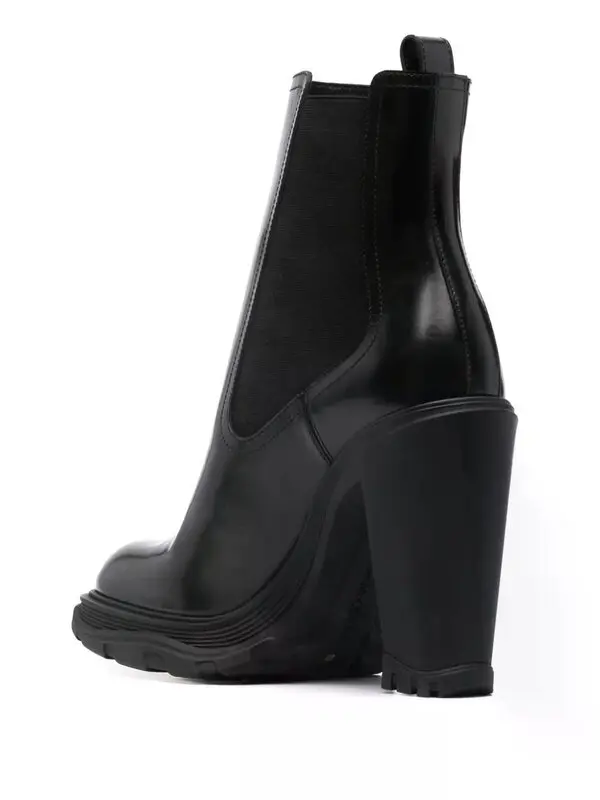 Alexander McQueen Leather Chelsea Boots