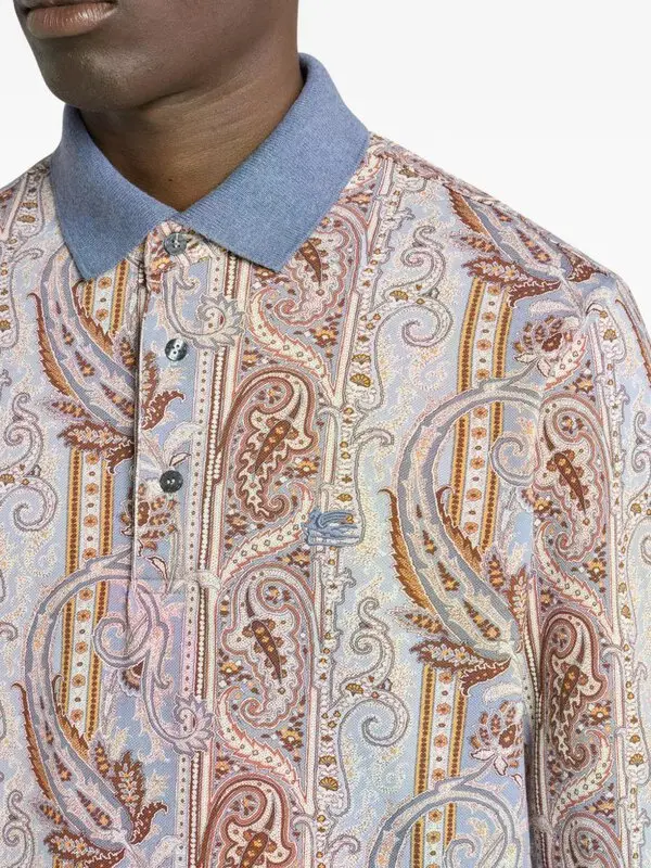 Etro Piqué Polo Shirt