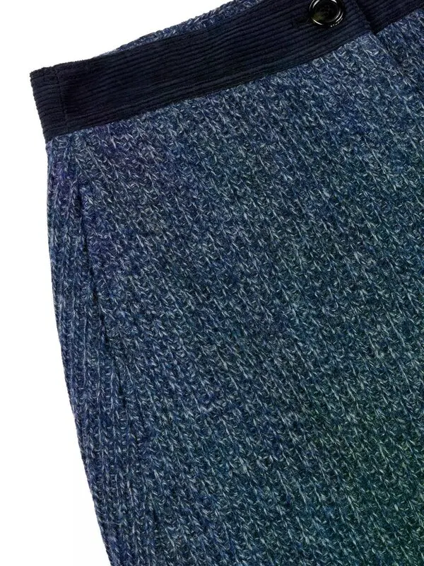 STUDIO TOMBOY Knitted Mini Skirt - Blue