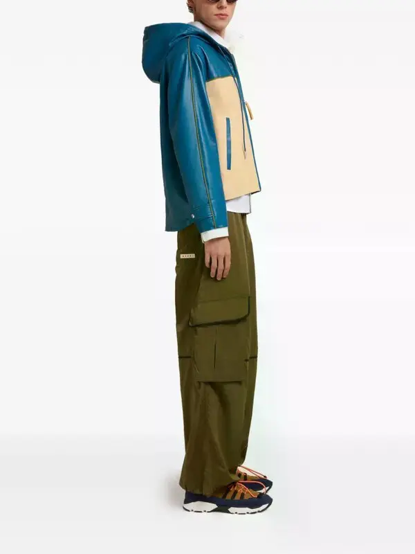 Marni Hooded Leather Jacket