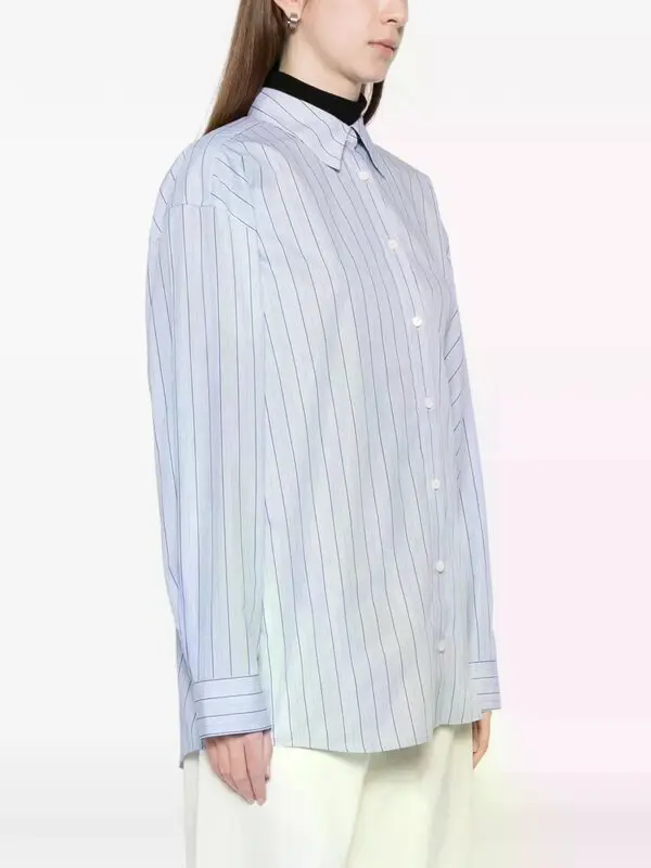 TOTEME Striped Button-down Shirt - Blue
