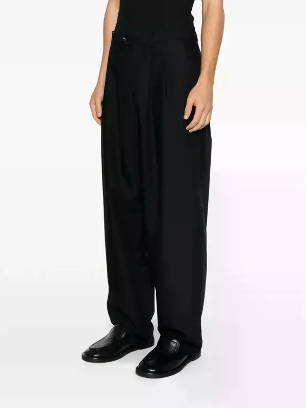 LC23 Pleated Wool Trousers