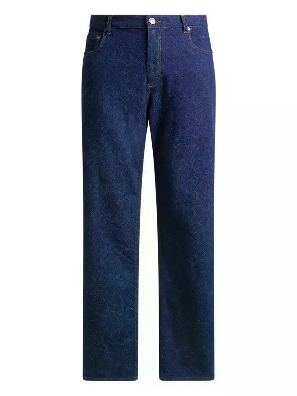 Etro Paisley-jacquard Jeans