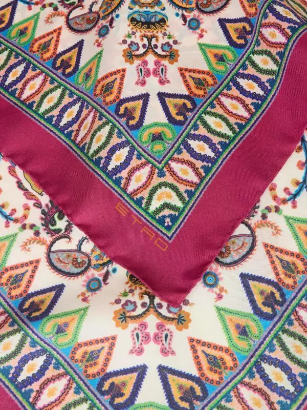 Etro Paisley-print Scarf - Neutrals