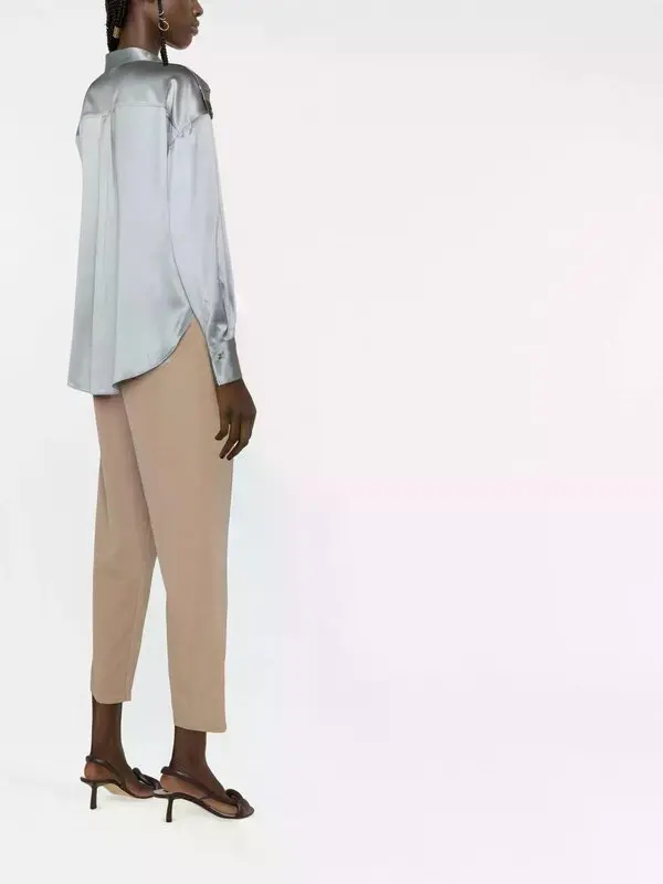 Brunello Cucinelli Embellished Epaulettes Button-up Shirt