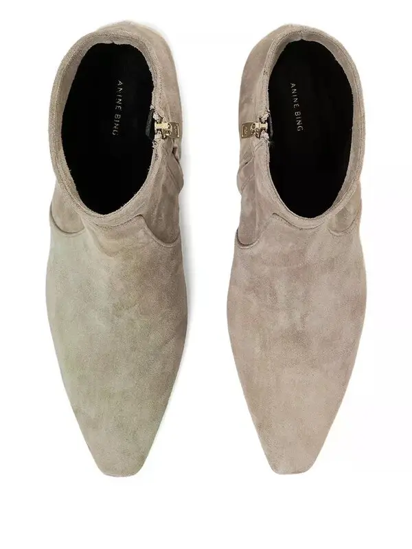 ANINE BING 43mm Freya Pointed Ankle Boots
