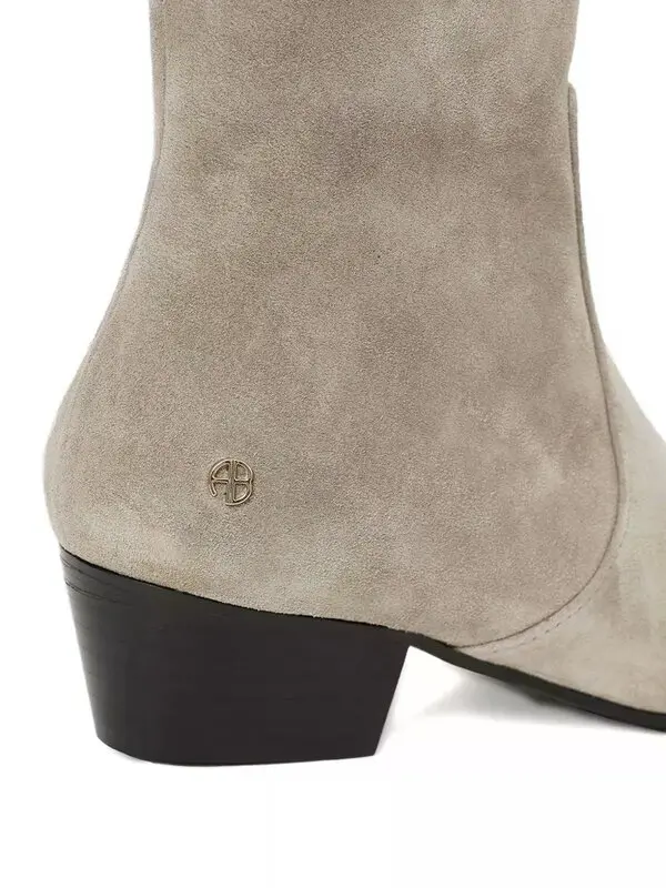 ANINE BING 43mm Freya Pointed Ankle Boots