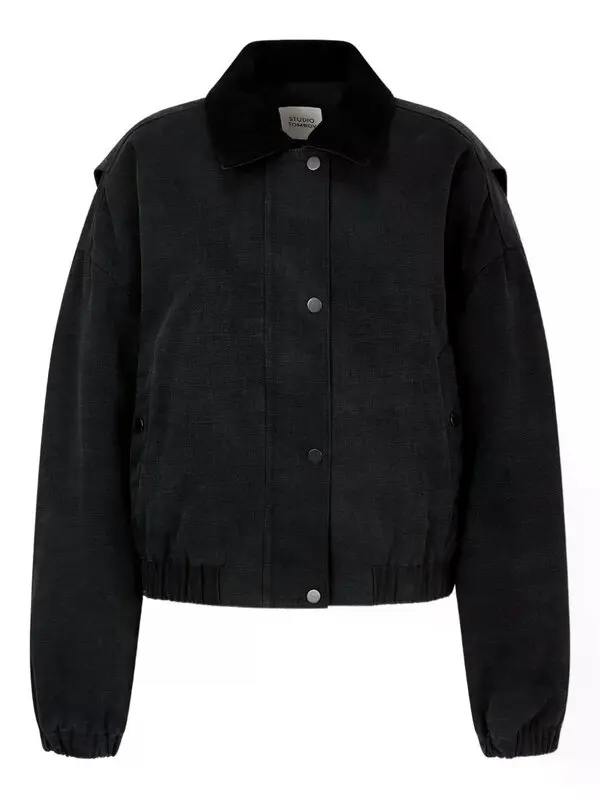 STUDIO TOMBOY Collared Cotton Jacket