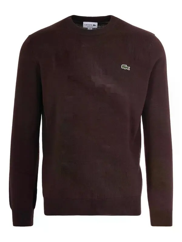Lacoste Crew Neck Sweatshirt - Brown