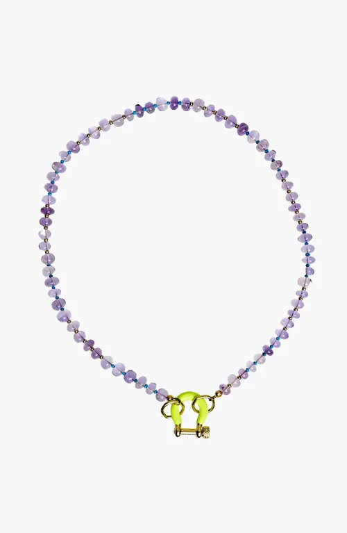 SHOP SPICY DAN Benny Amethyst Necklace - Purple