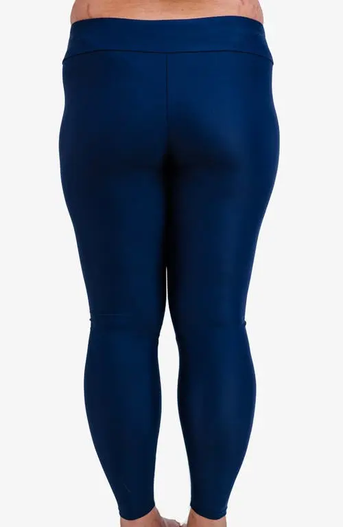 CALYPSA Long Swim Leggings - Navy