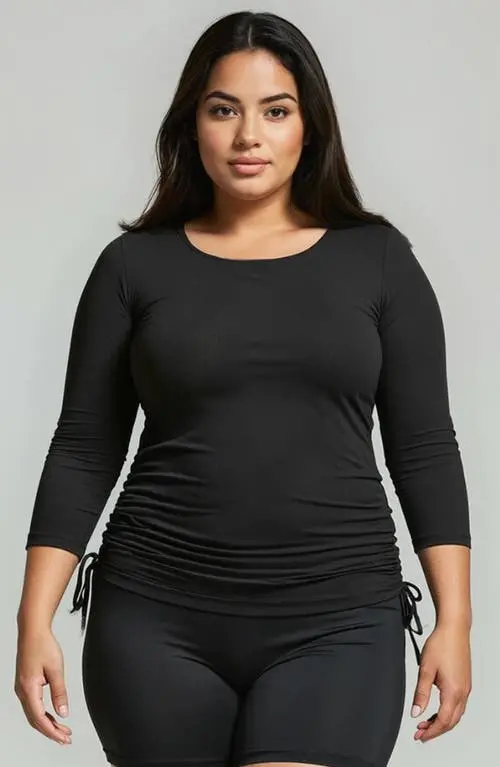 CALYPSA Margaux Swim Top - Black