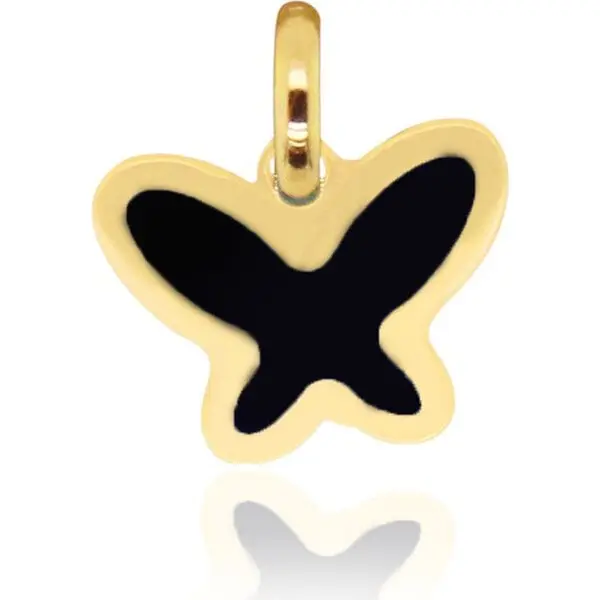 THE LOVERY FINE JEWELRY Butterfly Charm - Onyx