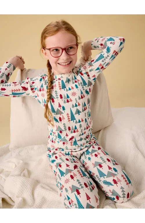 TEA COLLECTION Goodnight Pajama Set - Holiday Woodland Scene
