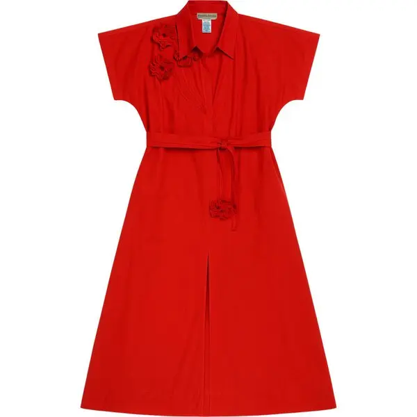 FLORENCIA DAVALOS Diana Orchid Dress - Rojo