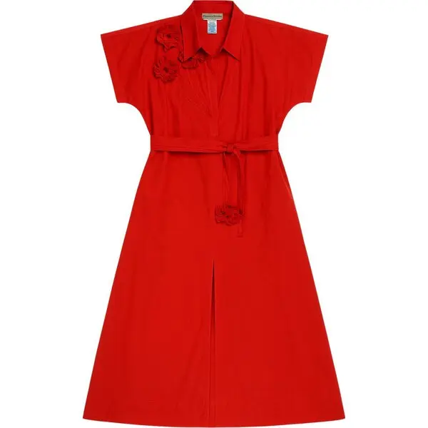 FLORENCIA DAVALOS Diana Orchid Dress - Rojo