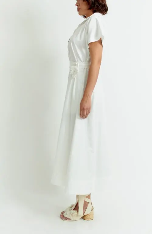 FLORENCIA DAVALOS Diana Orchid Dress - White