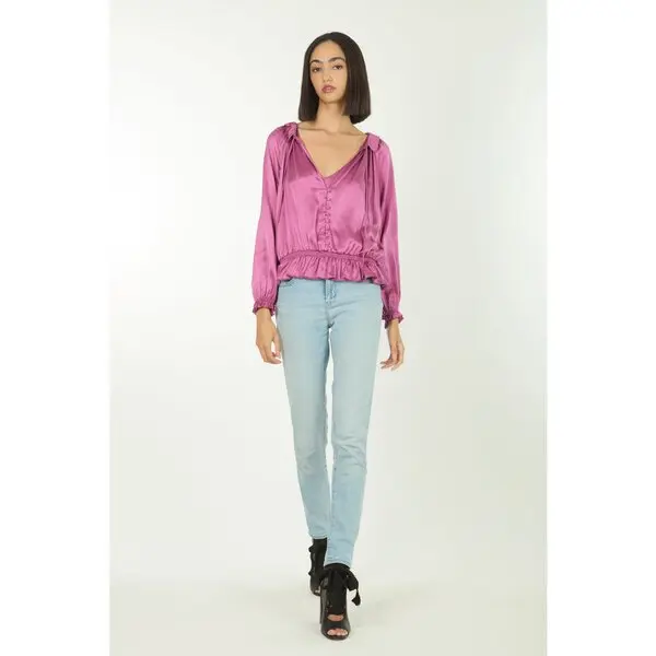 SECRET PON-PON Romane Top - Plum