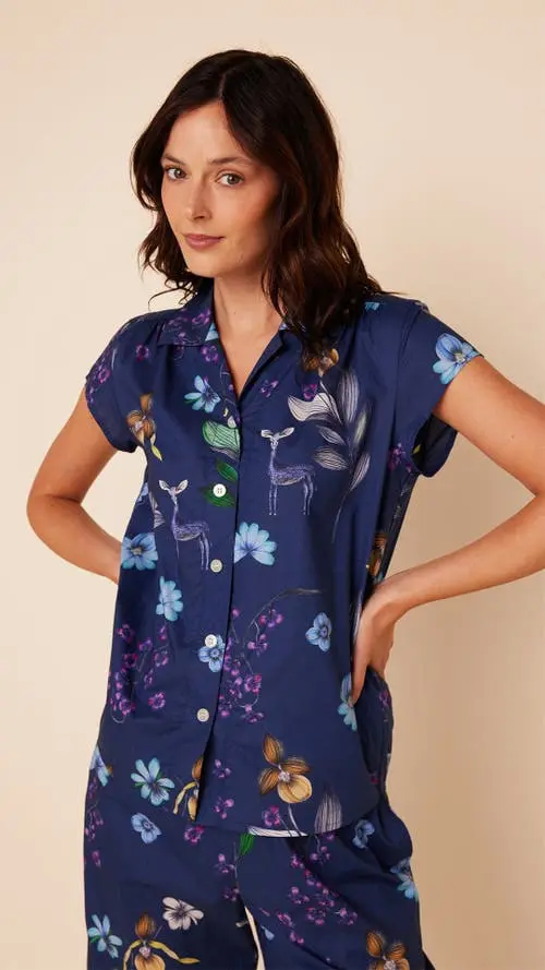 THE CAT'S PAJAMAS Luxe Pima Capri - Deerly