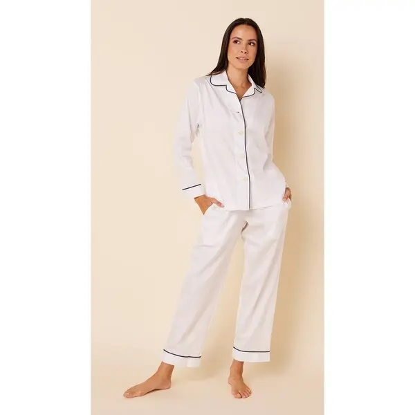 THE CAT'S PAJAMAS Luxe Pima Pajama Print Set - Lisbon