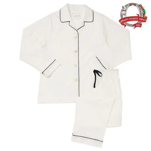 THE CAT'S PAJAMAS Luxe Pima Pajama Print Set - Lisbon