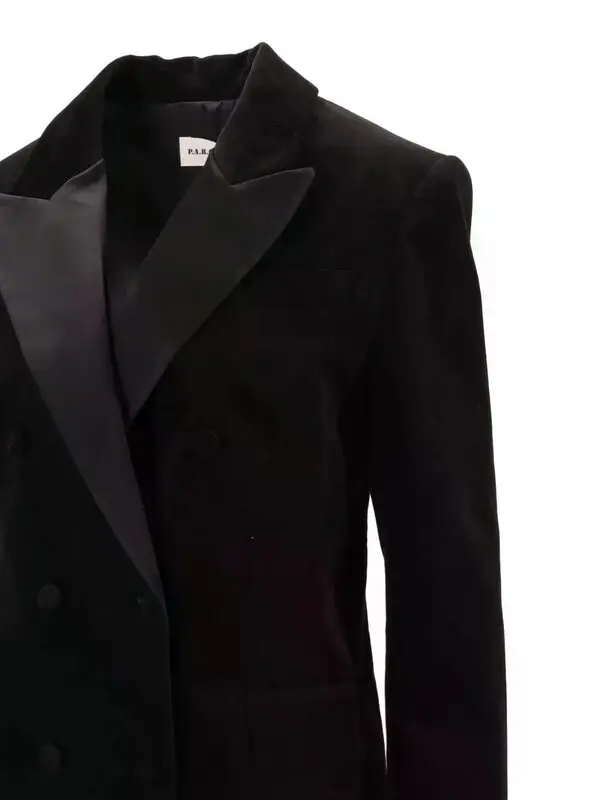 P.a.r.o.s.h Double-breasted Blazer - Black