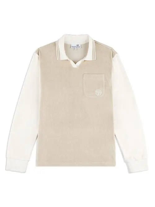 SERGIO TACCHINI Alvar Long Sleeve Polo - Fog
