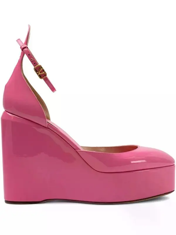 Valentino Garavani Ankle-strap Wedge Pumps