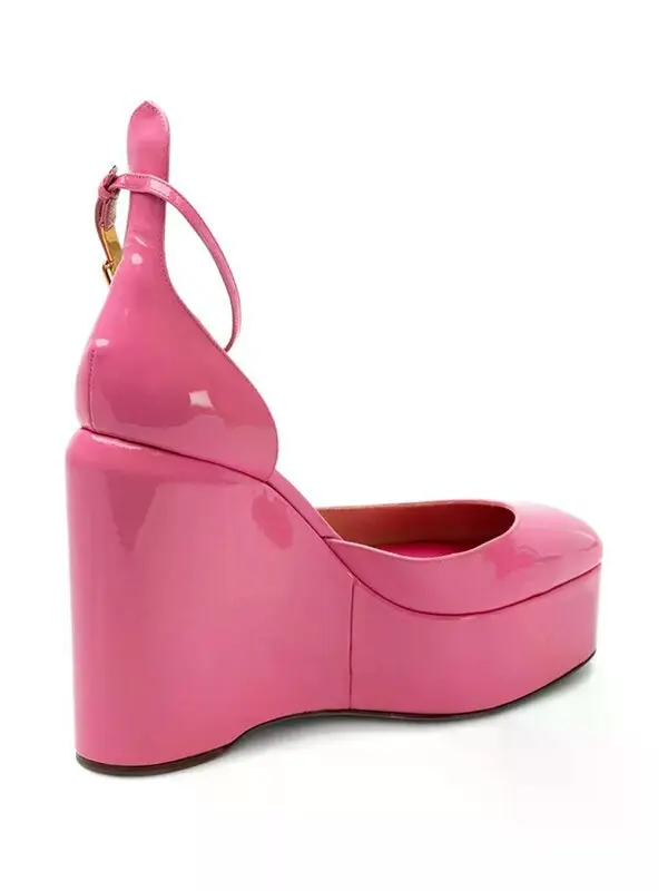 Valentino Garavani Ankle-strap Wedge Pumps