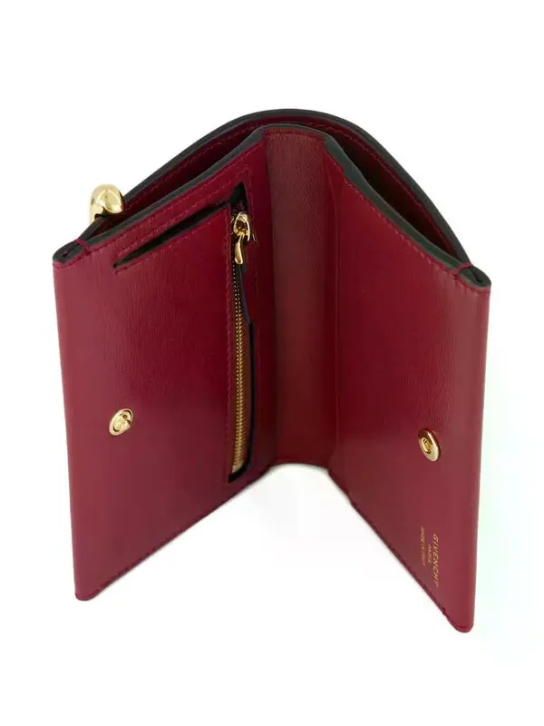 Givenchy Pinch Leather Wallet - Red