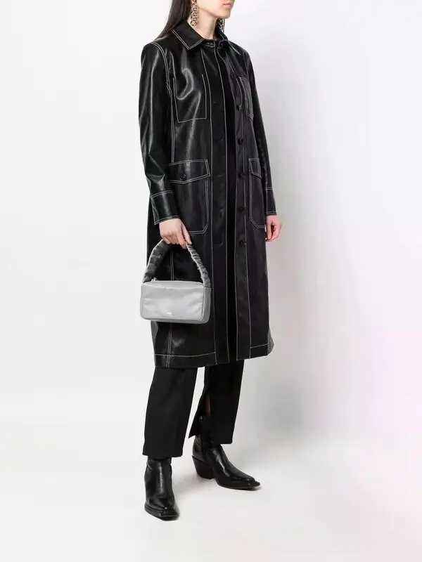 FRENZLAUER Leather Tote With Gathered Handle