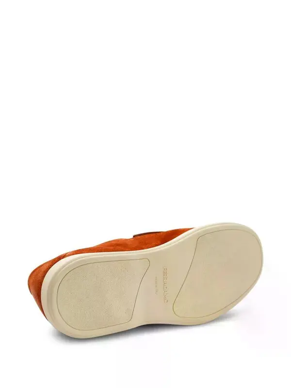 FERRAGAMO Strap-detail Loafers