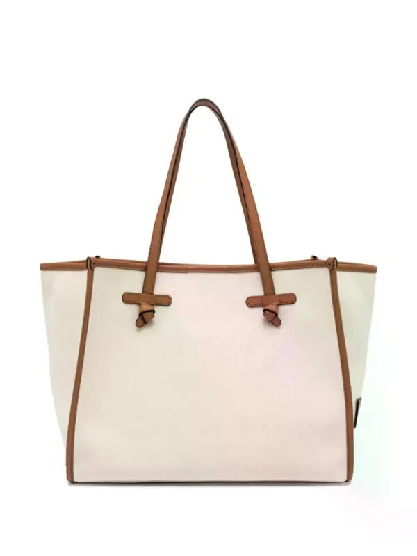 MARCELLA CLUB Knot-detail Shoulder Bag - Neutrals