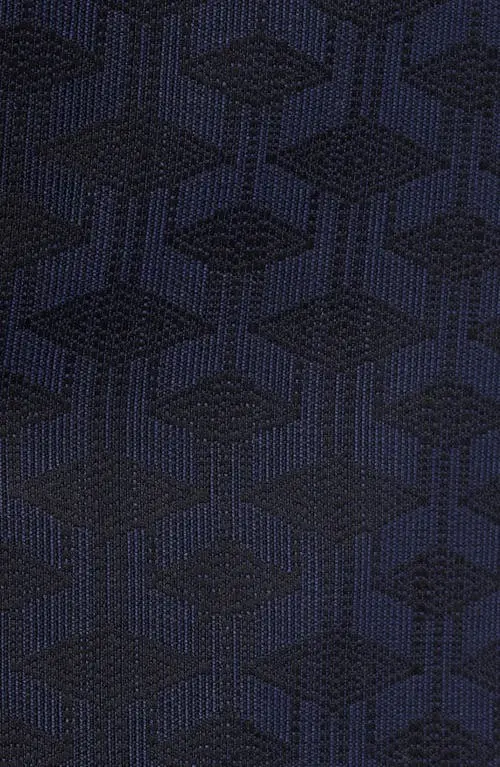 HERITAGE GOLD Geometric Jacquard Wool & Silk Dinner Jacket