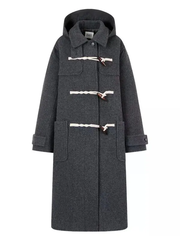 STUDIO TOMBOY Hooded Duffle Coat - Grey