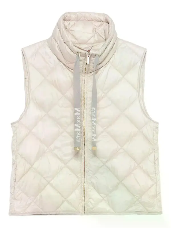 Max Mara Quilted Gilet - Neutrals