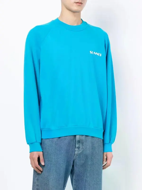 Sunnei Logo-print Crew-neck Sweatshirt