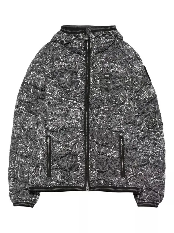 BLAUER. Camelia Hooded Floral Coat