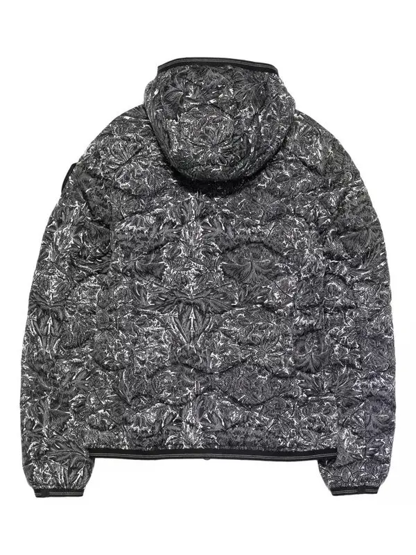 BLAUER. Camelia Hooded Floral Coat