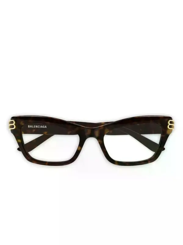 Balenciaga Square-frame Glasses - Brown