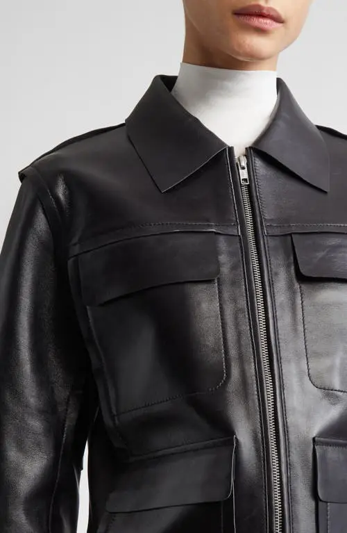 STAND STUDIO Sherla Lambskin Leather Jacket