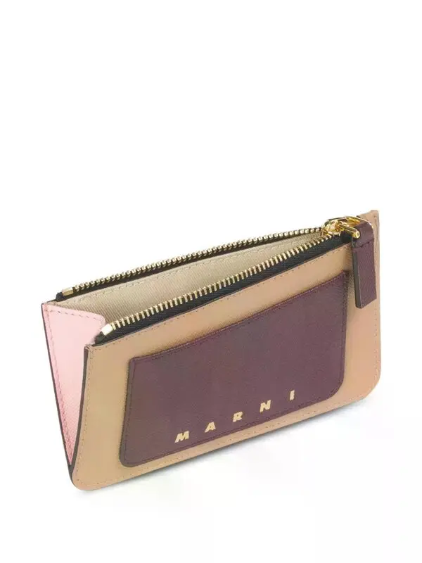Marni Saffiano Zip Cardholder