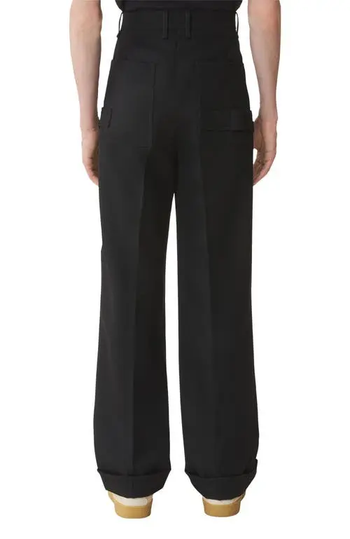 LANVIN Light Wool Chino Pants