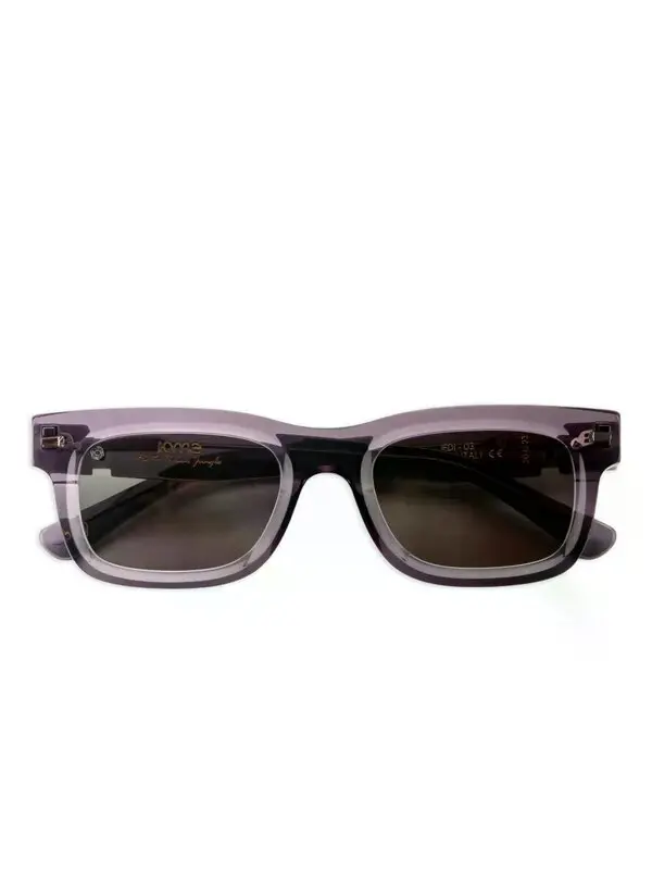 KYME Rectangle Frame Sunglasses - Grey
