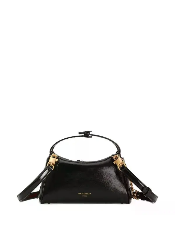 Dolce & Gabbana Charm-detail Satchel - Black