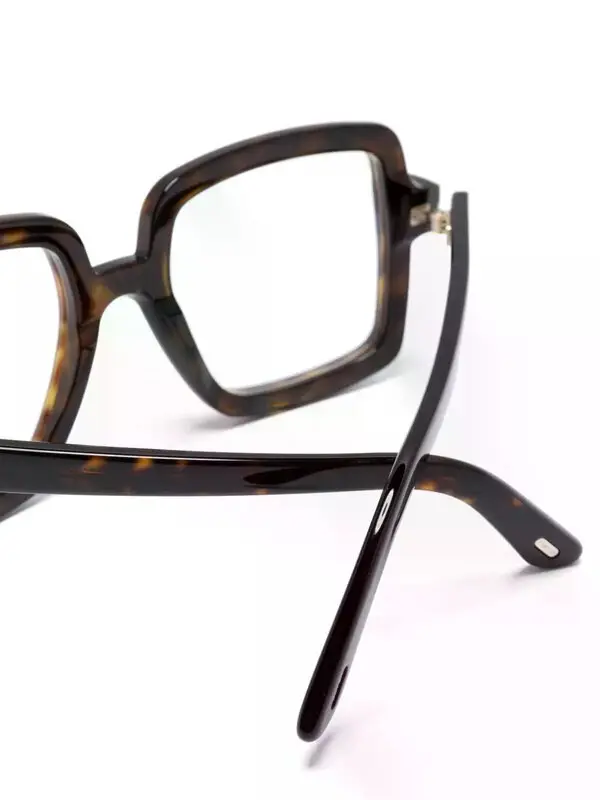 TOM FORD Ft5913b Tortoiseshell Square-frame Glasses