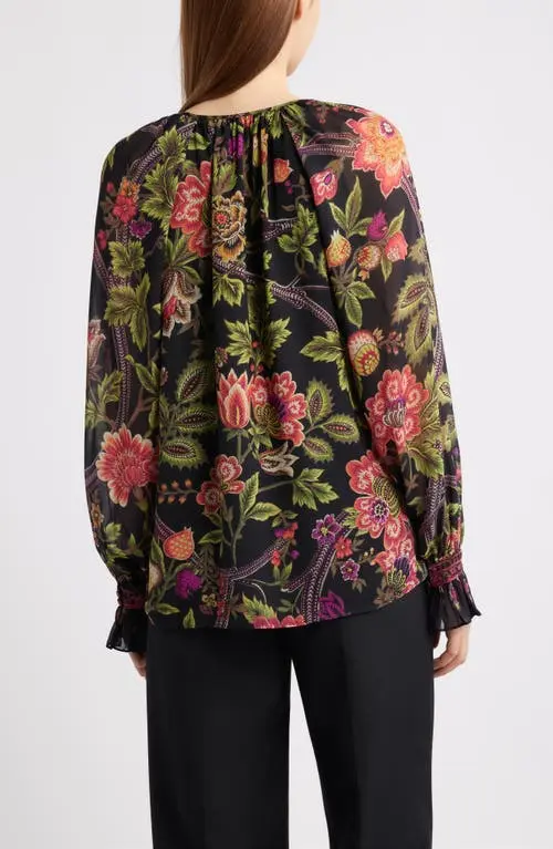 Kobi Halperin Shahar Floral Print Woven Shirt