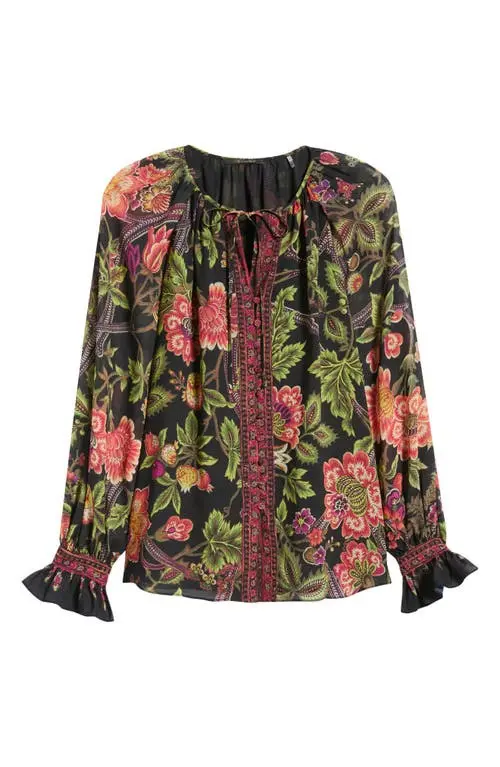 Kobi Halperin Shahar Floral Print Woven Shirt